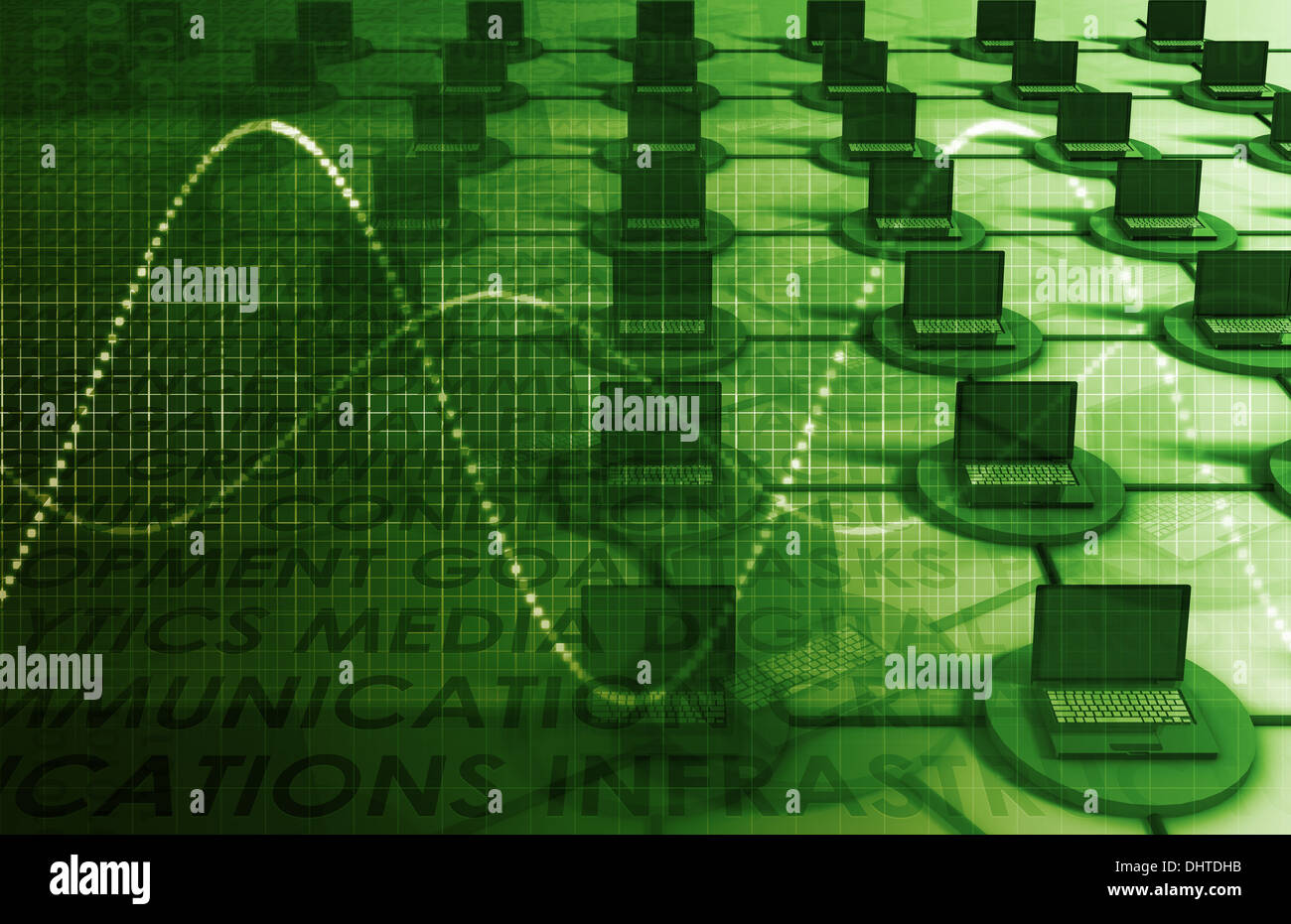 Modern Digital Economy on a Global Work Scale Stock Photo - Alamy