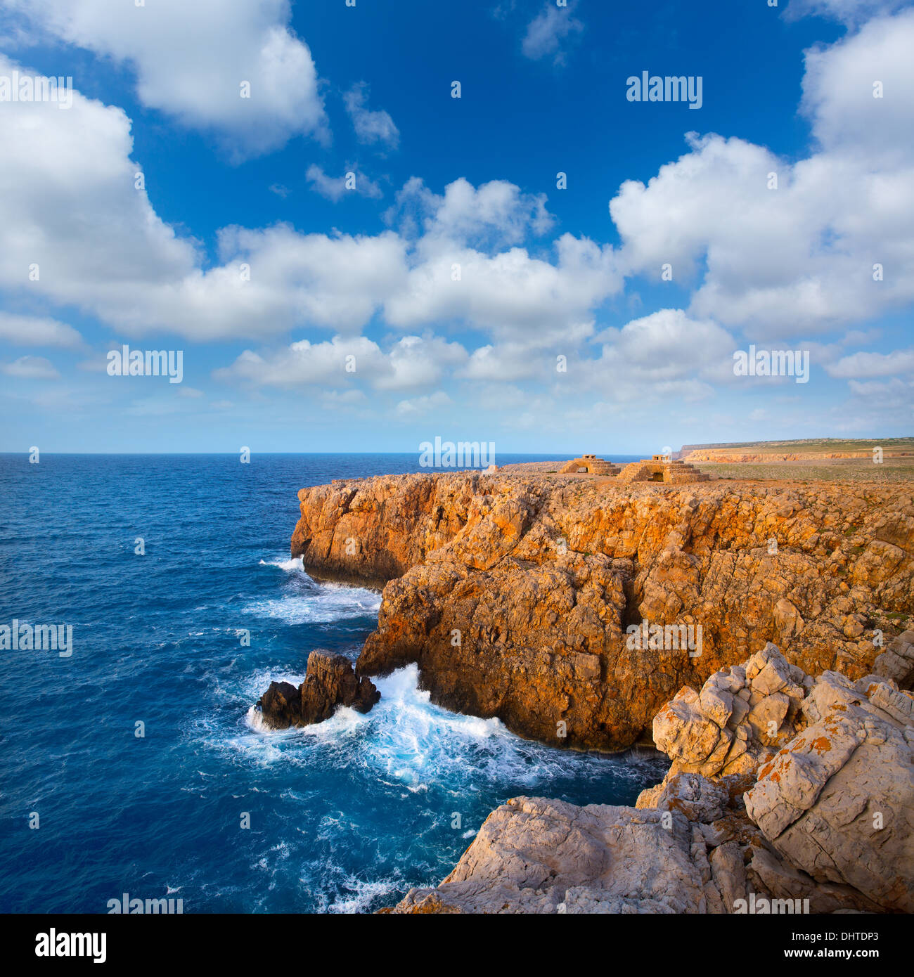 Menorca Punta Nati sunset in Ciutadella Balearic Islands at ...