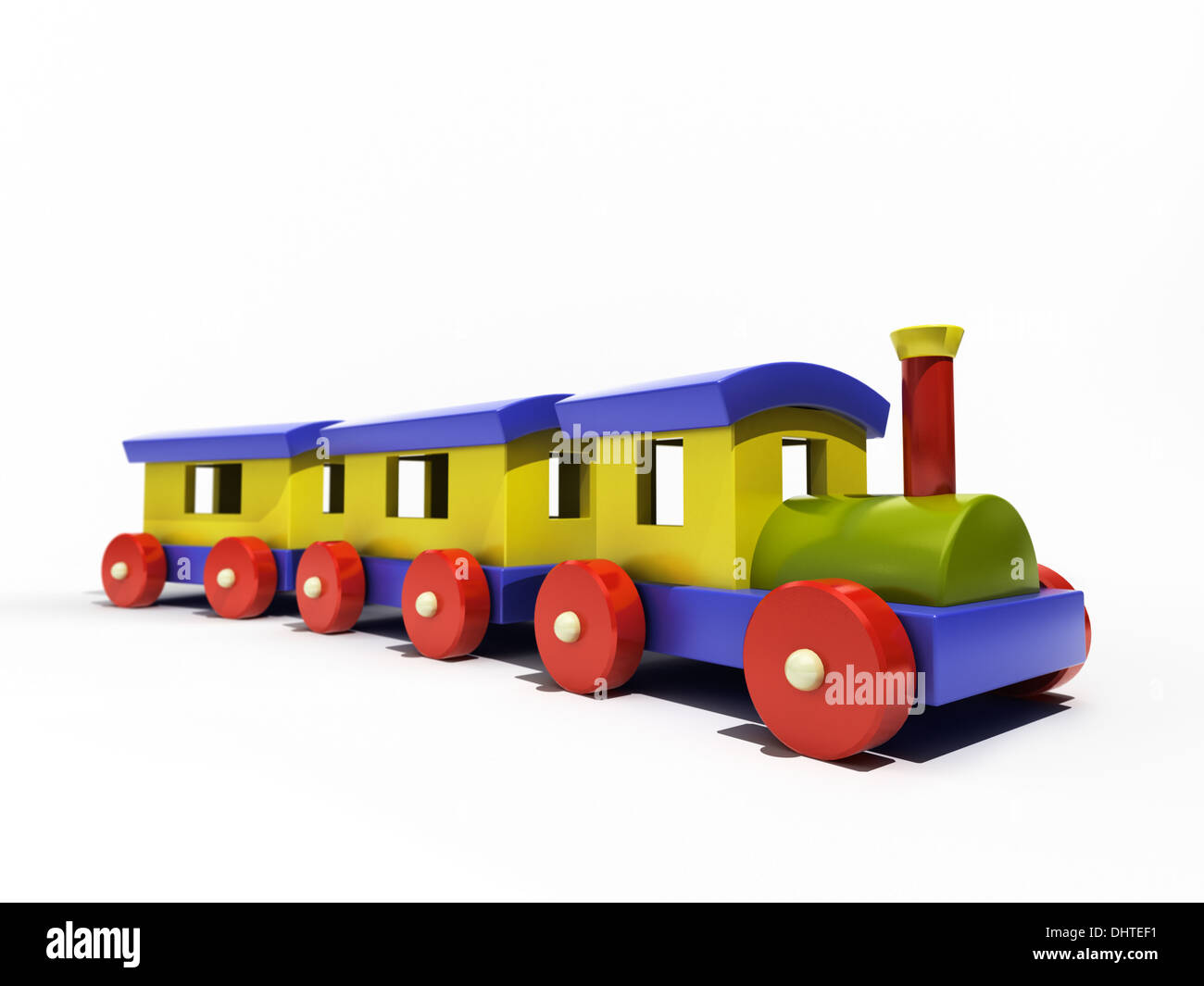 Yellow train carriage Cut Out Stock Images & Pictures - Alamy