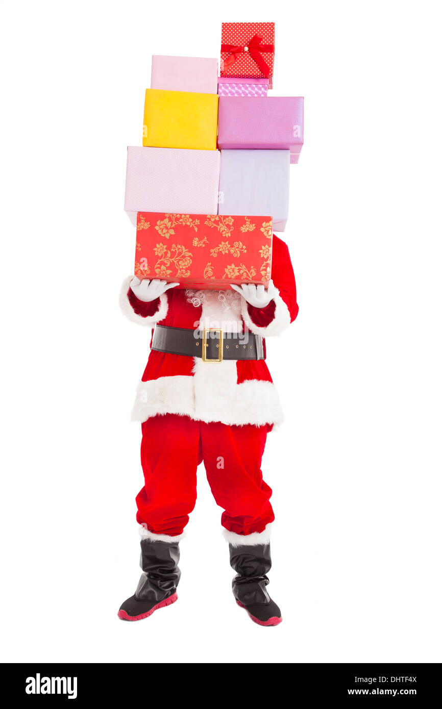 Santa claus gift box hi-res stock photography and images - Alamy