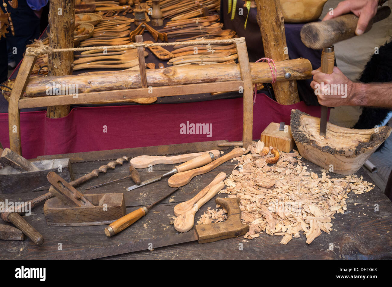 Handicraft tools hi-res stock photography and images - Alamy