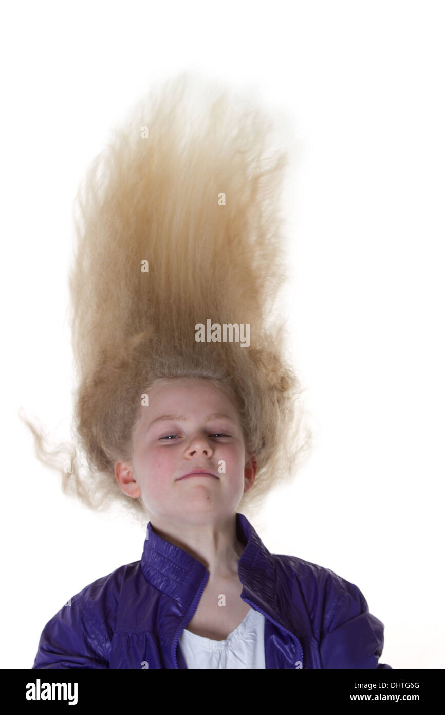Girl dancing with white background; shot in studio Stock Photo - Alamy