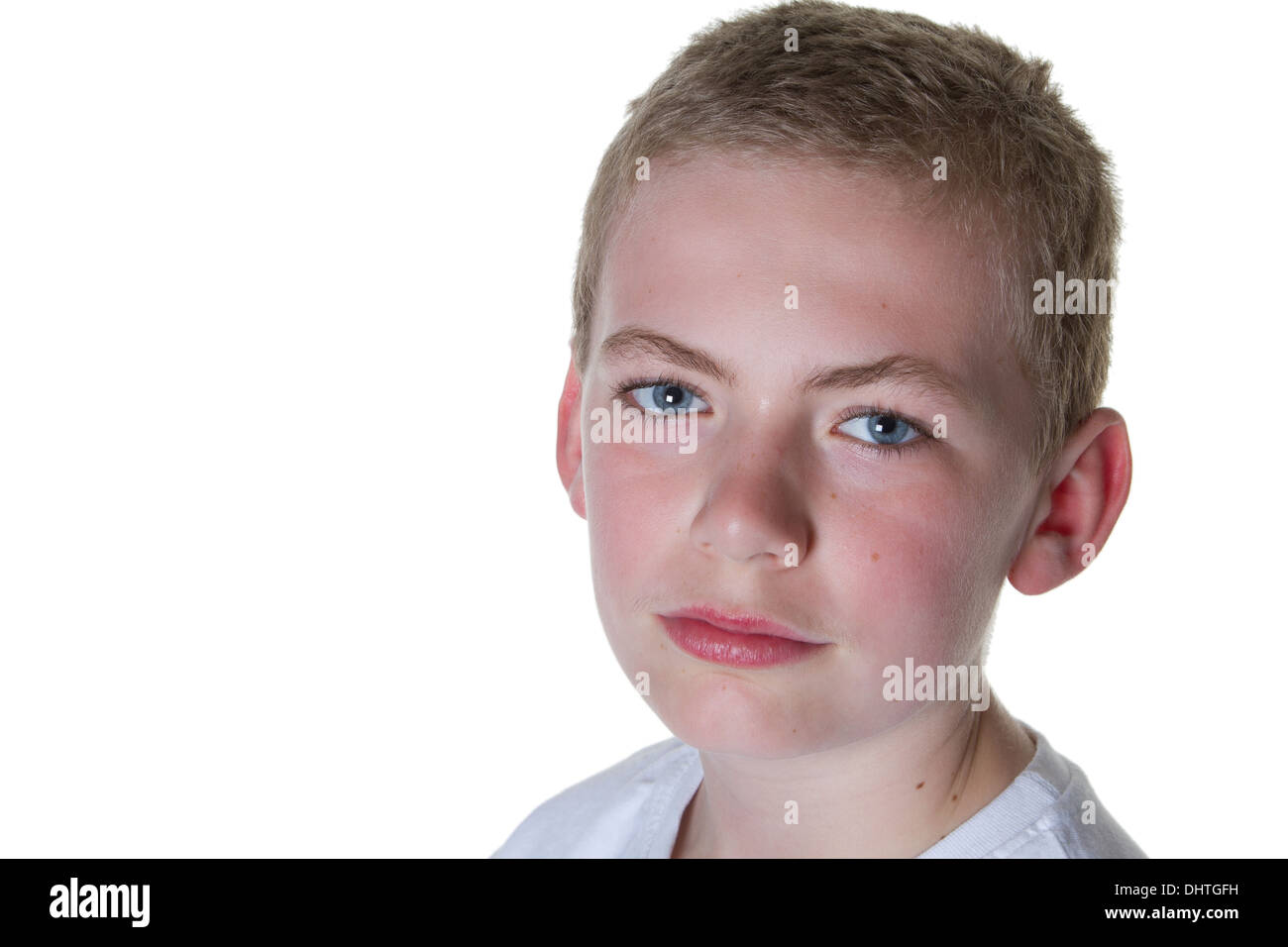 Kids portrait with white background; shot in studio Stock Photo - Alamy