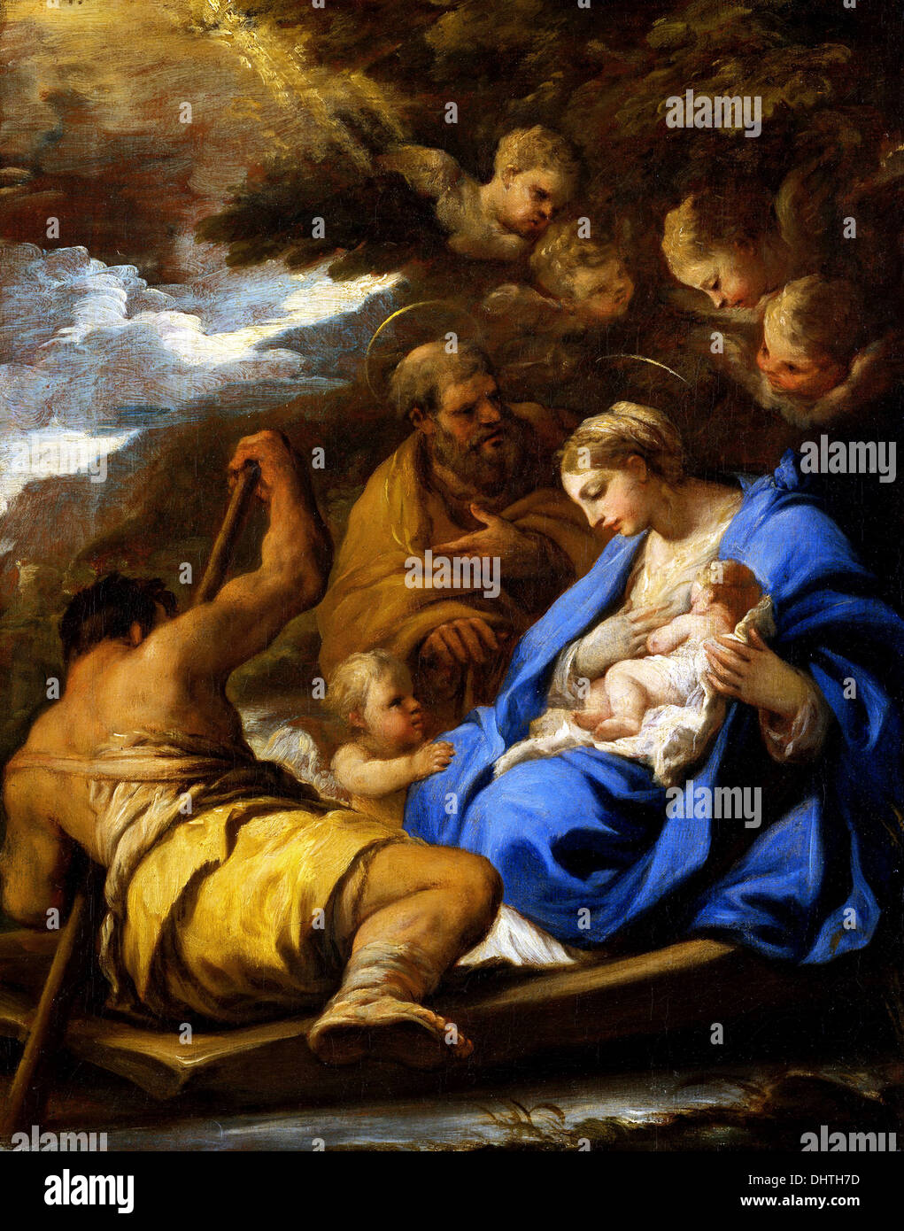 Flight into egypt painting hi-res stock photography and images - Alamy