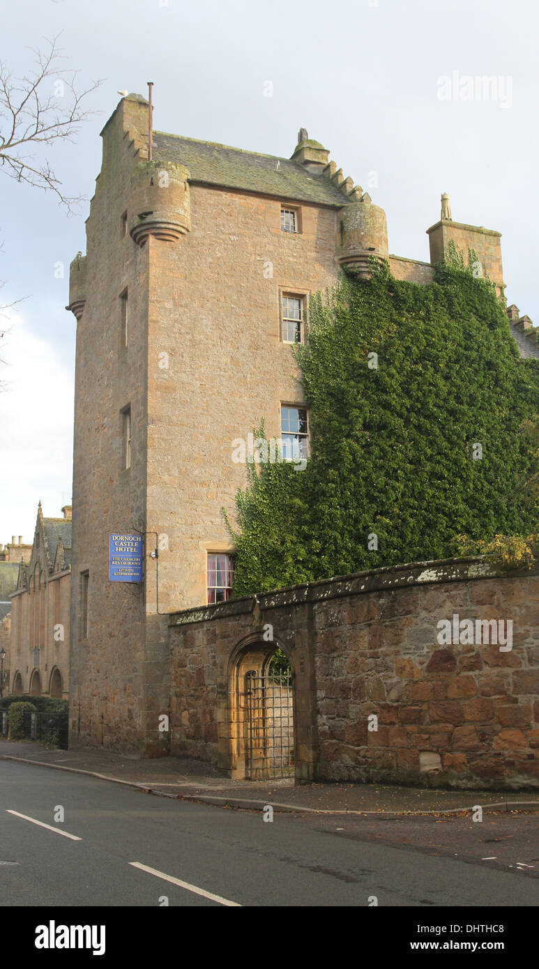 Dornoch Castle Hotel Scotland November 2013 Stock Photo - Alamy