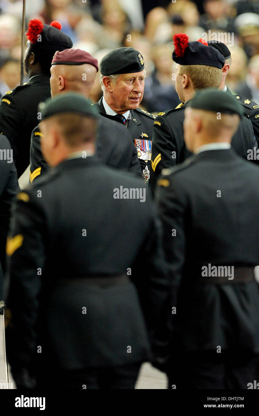 Prince Charles, Prince of Wales attending the 1812 Commemorative ...
