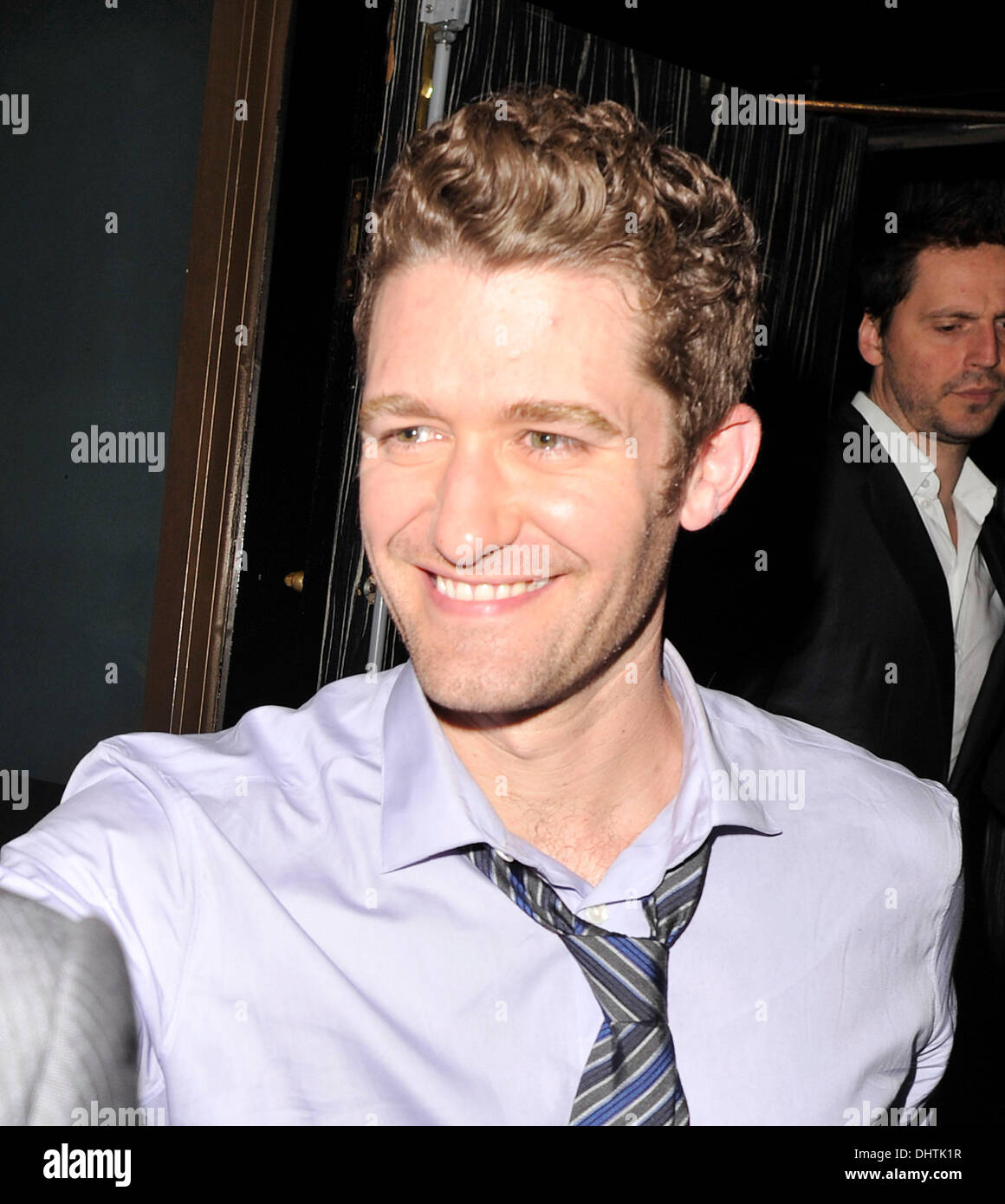 Matthew morrison leaving whisky mist london hi-res stock photography ...