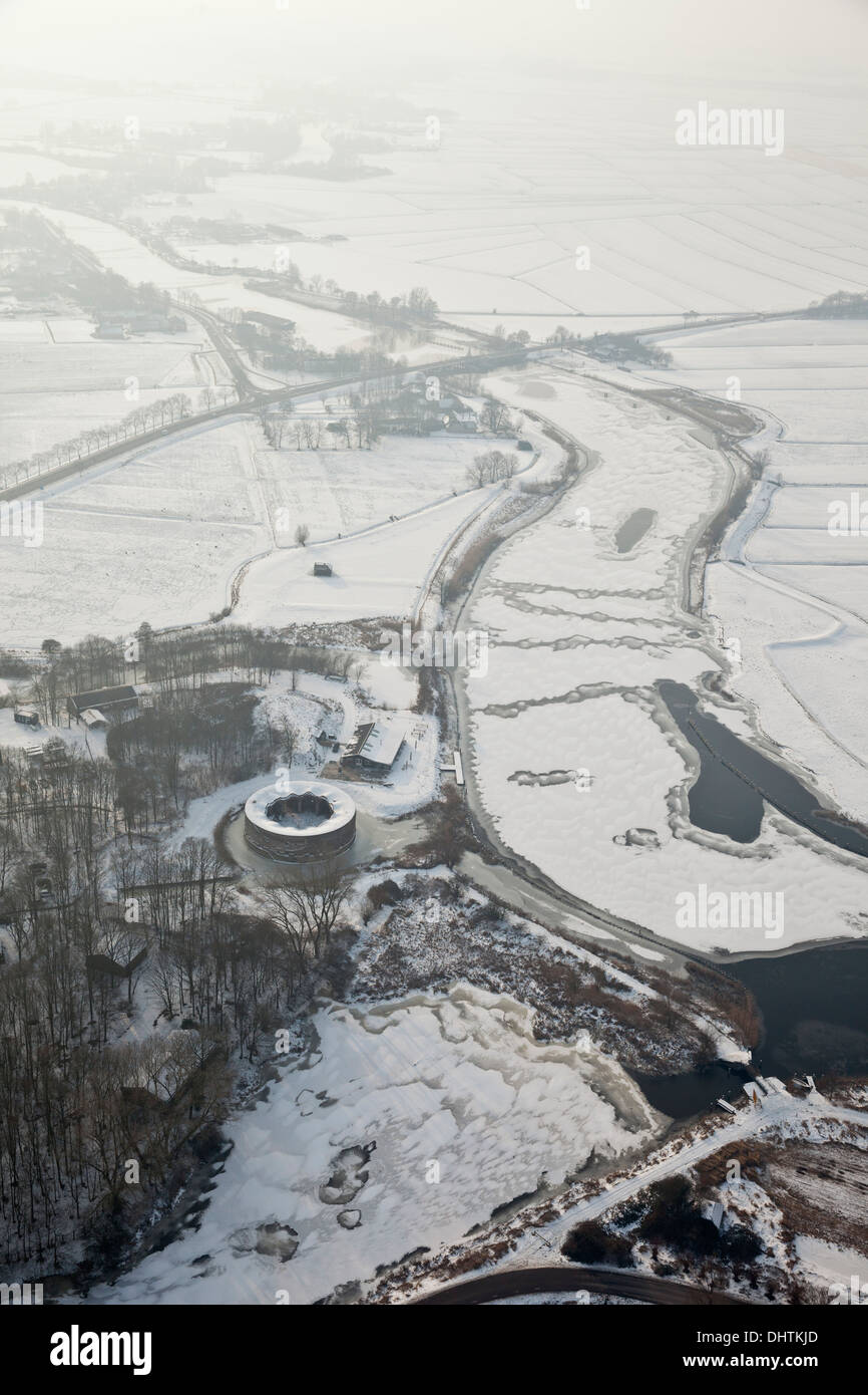 Netherlands, Weesp, Fort Uitermeer at river Vecht, the Defense Line of ...