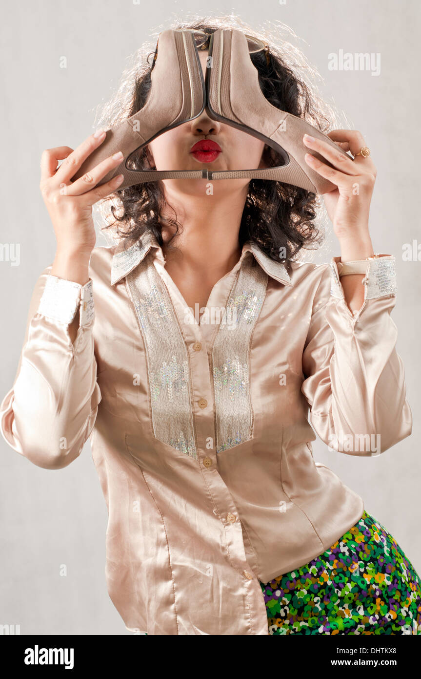 Girl and High Hells Stock Photo - Alamy