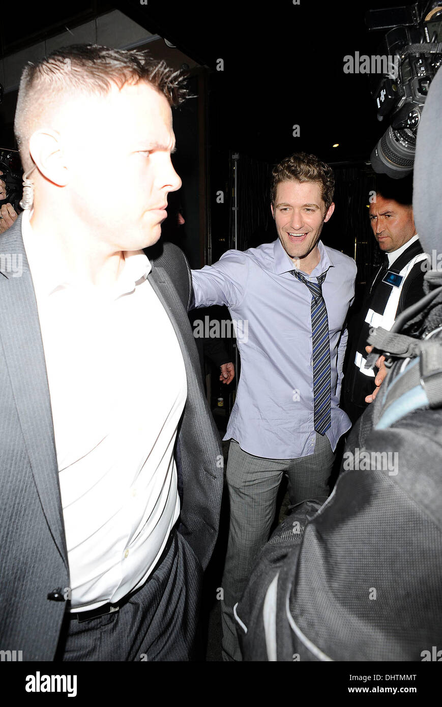 Matthew morrison leaving whisky mist london hi-res stock photography ...