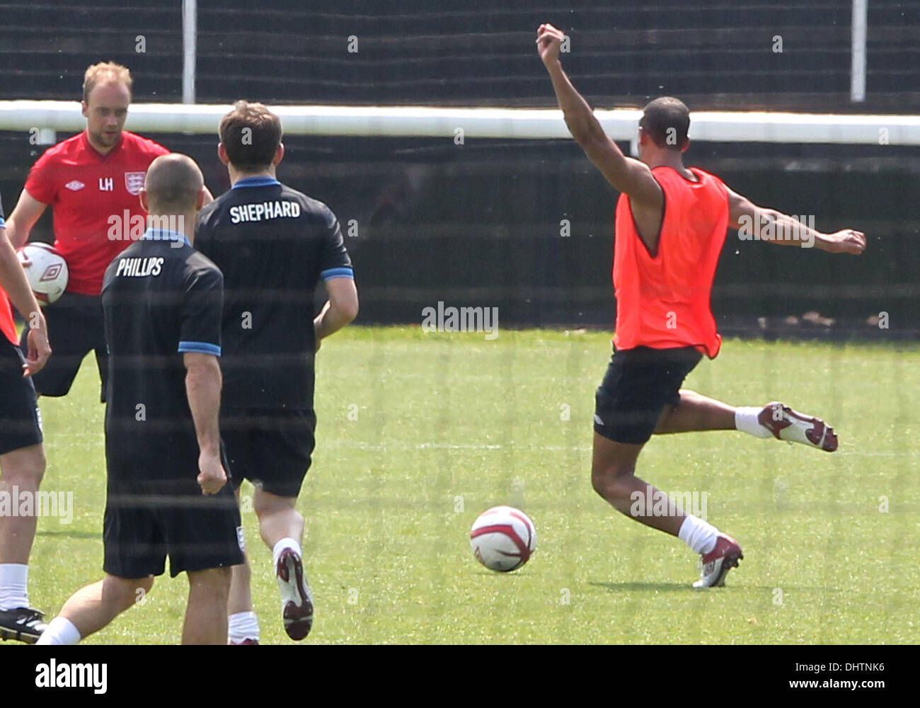 Kevin Phillips, Ben Shephard and Marvin Humes Celebrities training for ...