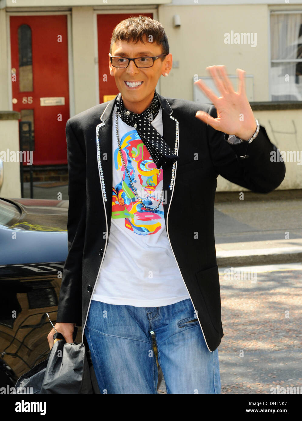 Johnny Robinson outside the ITV studios London, England - 23.05.12 ...
