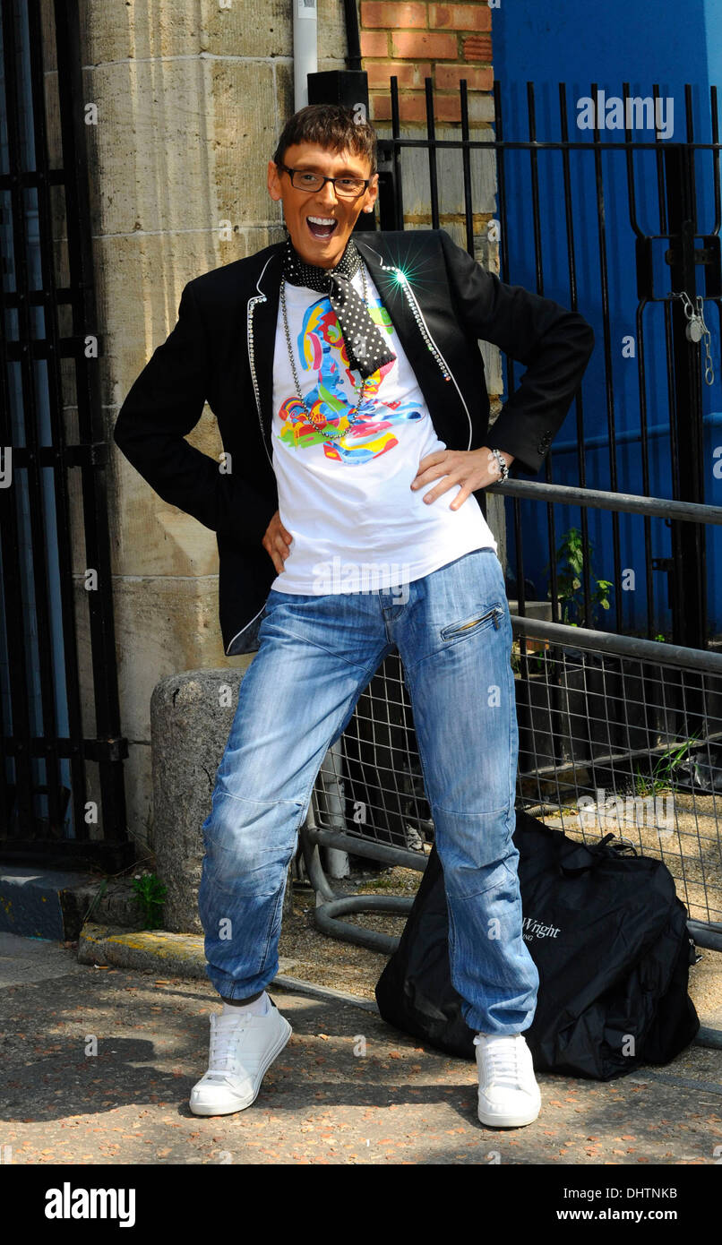Johnny Robinson outside the ITV studios London, England - 23.05.12 ...
