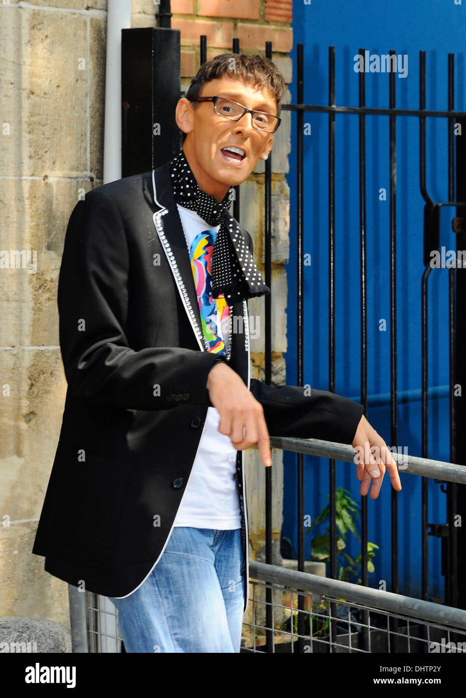 Johnny Robinson outside the ITV studios London, England - 23.05.12 ...