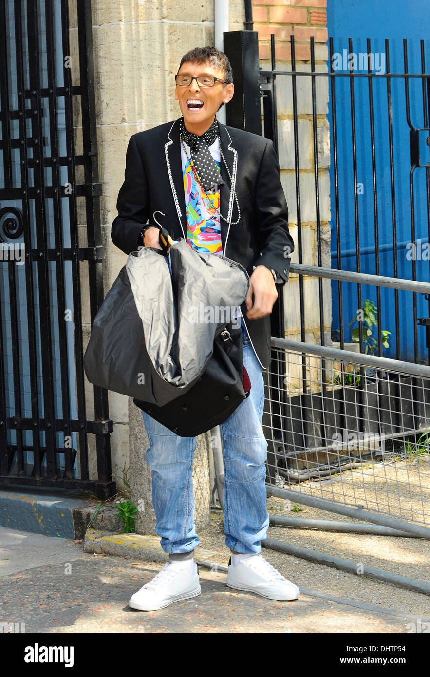 Johnny robinson outside the itv studios london hi-res stock photography ...