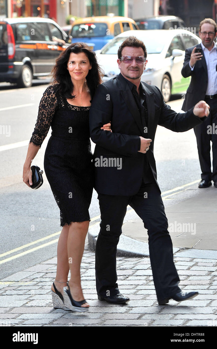 Bono and Alison Hewson 'A Celebration of the Arts' held at the Royal ...