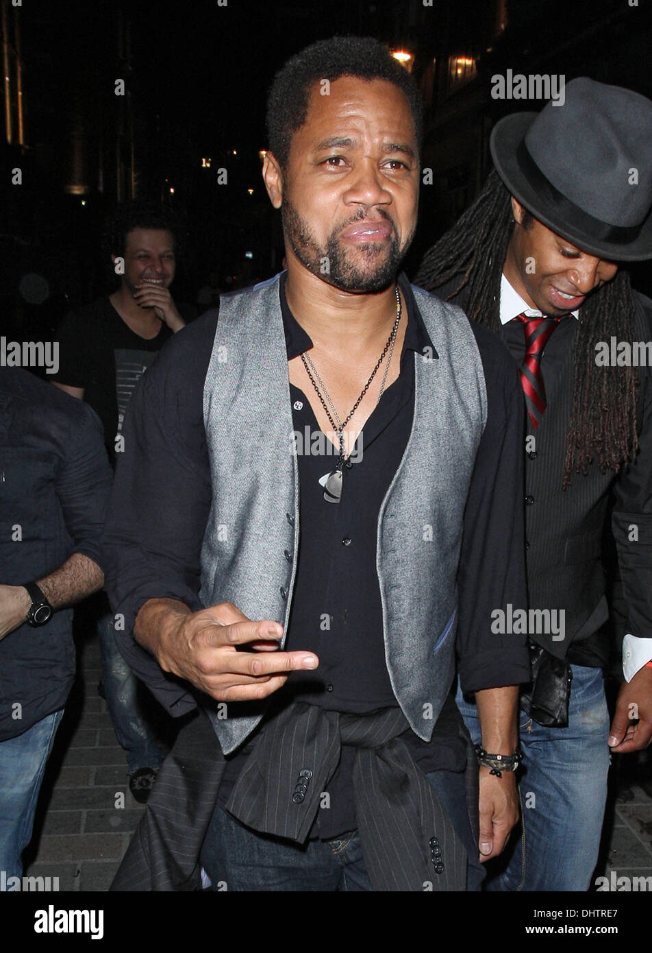 Cuba Gooding Jr leaving Cirque Du Soir nightclub at 3.40am London ...