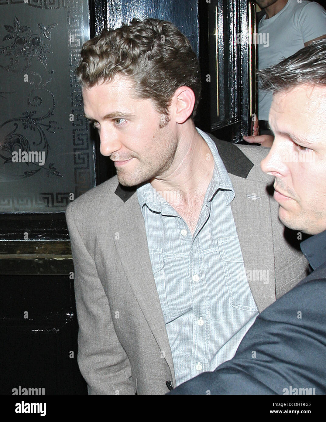 Matthew Morrison leaving The Punch Bowl pub in Mayfair London, England ...