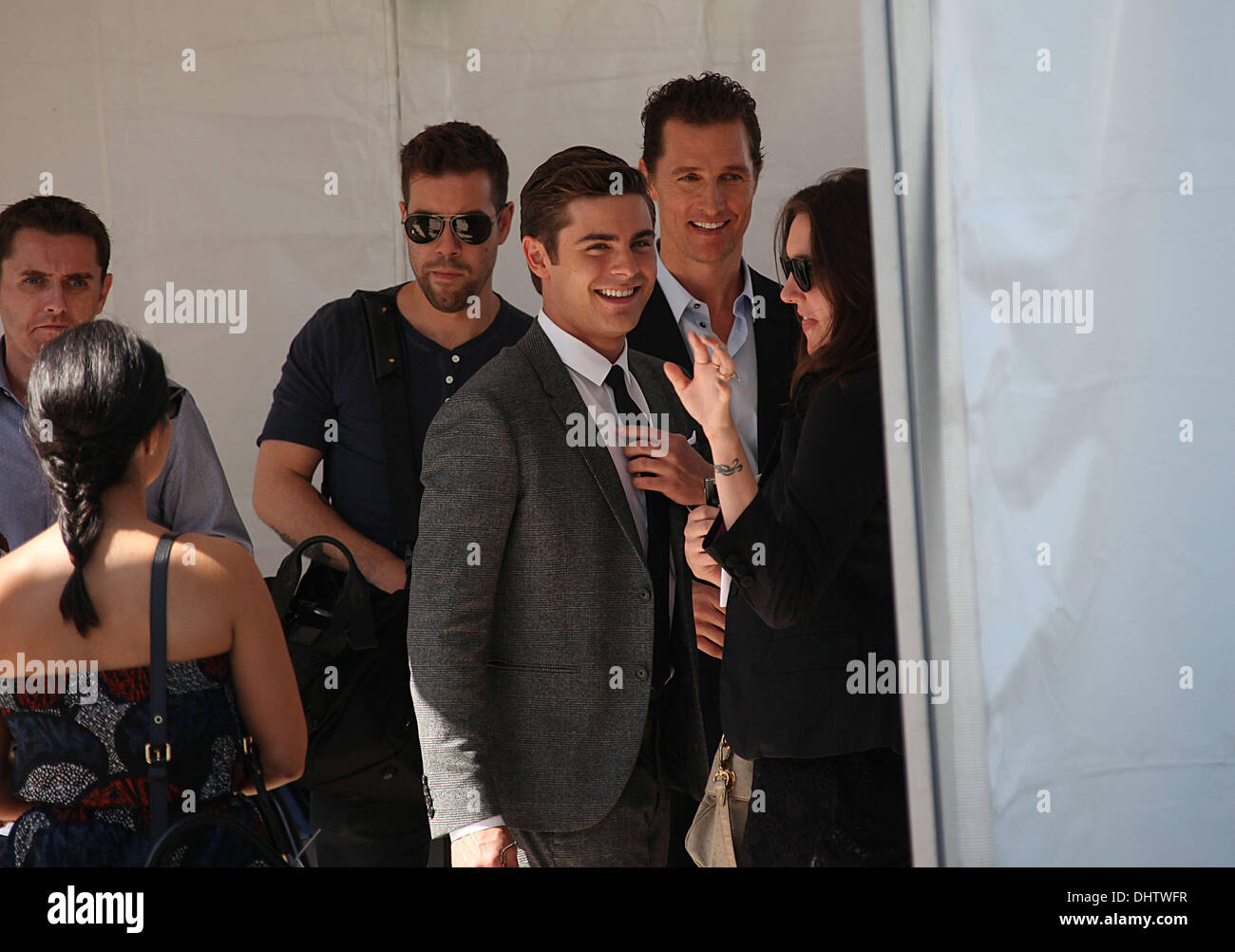 Zac Efron and Matthew McConaughey 'The Paperboy' photocall during the ...
