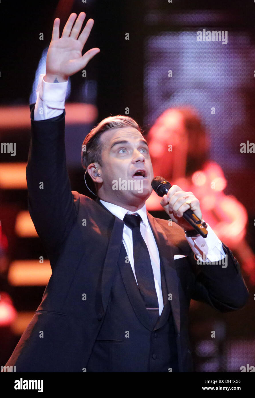 Berlin, Germany. 14th Nov, 2013. British musician Robbie Williams ...