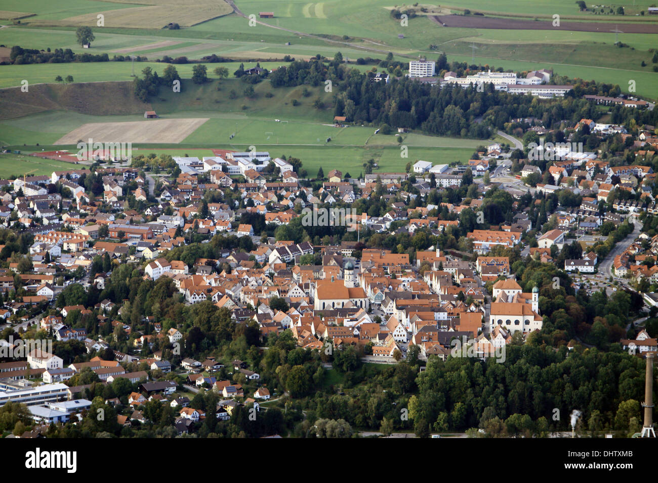 air photo of Schongau Stock Photo - Alamy