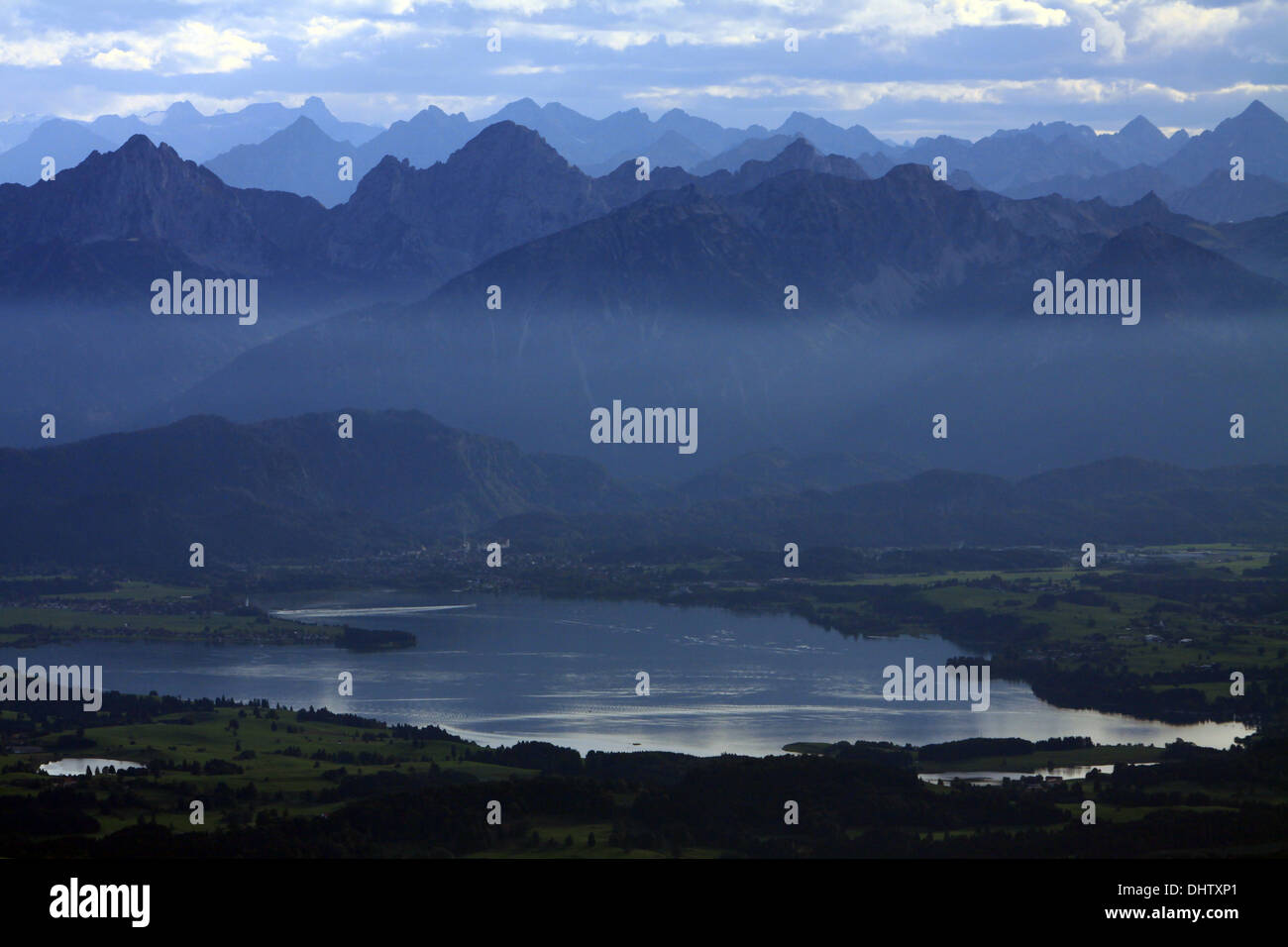 Forggensee, a lake near Füssen Stock Photo - Alamy