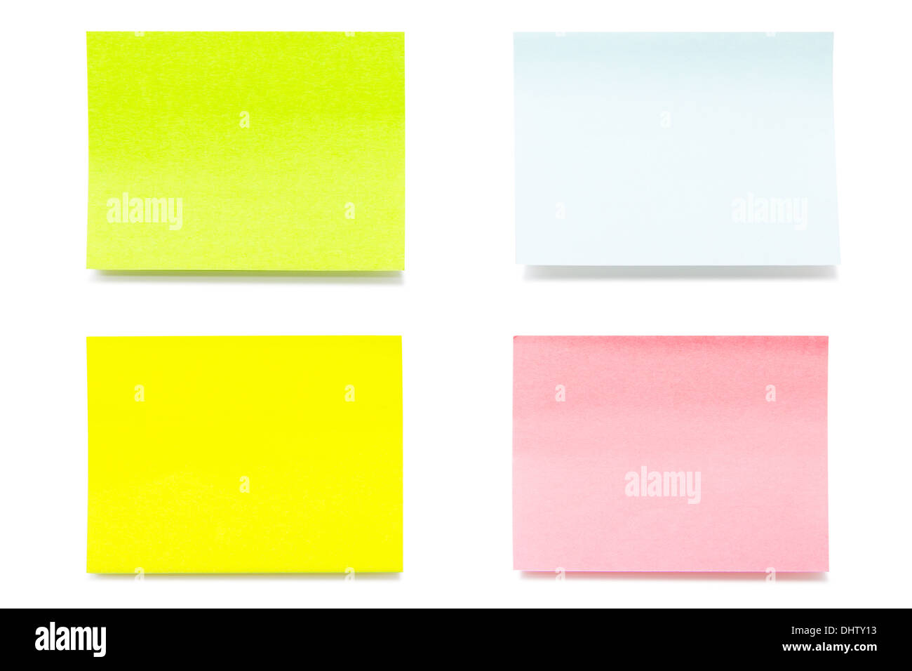 Color sticky sheets of paper Stock Photo - Alamy