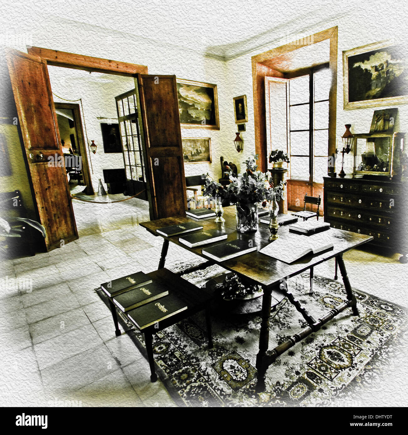 Reading tables hi-res stock photography and images - Alamy