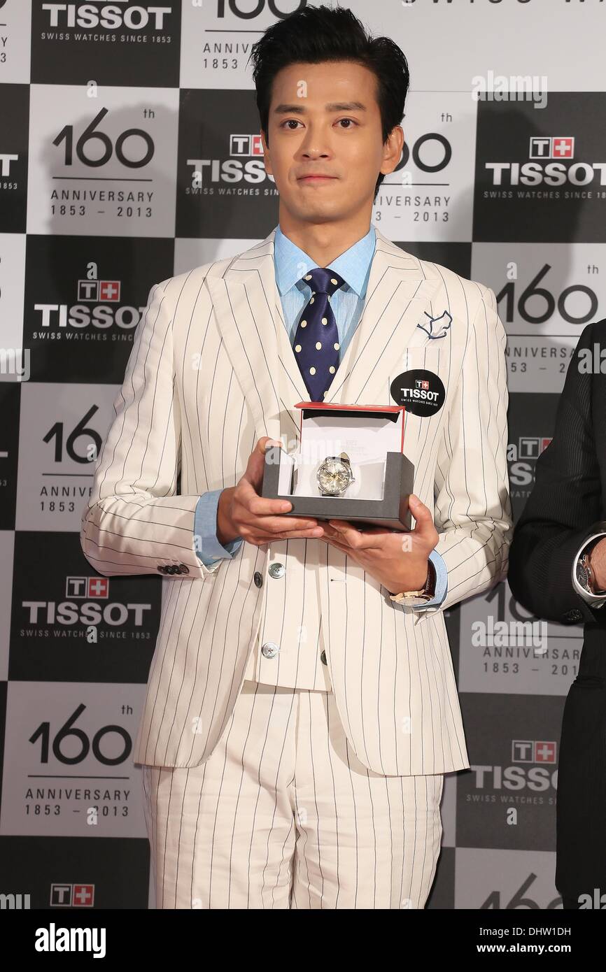 Taipei, China. 14th Nov, 2013. Daniel Chan attends commercial activity in Taipei, China on ...