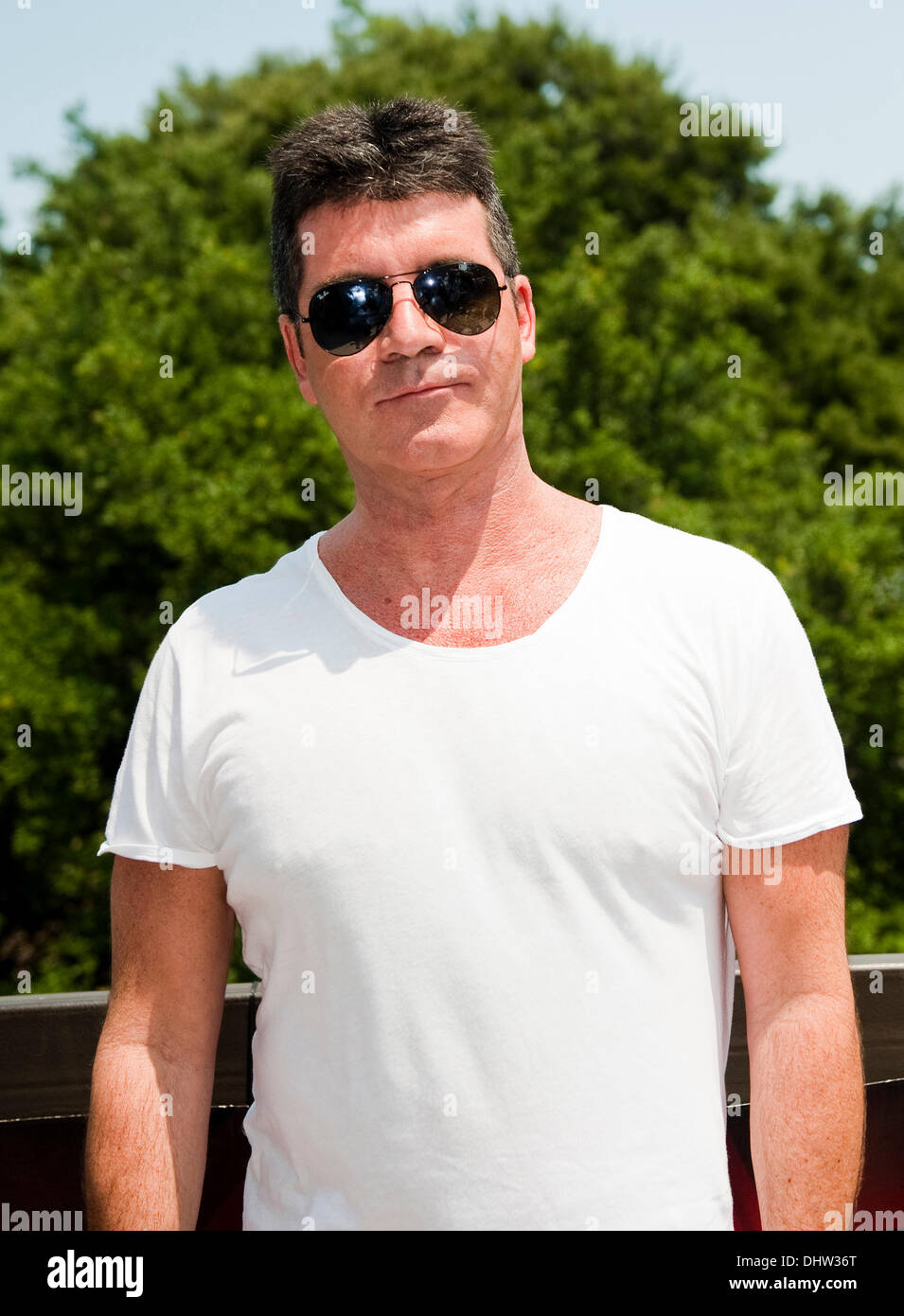 Simon Cowell The X Factor auditions held at the Frank Erwin Center ...