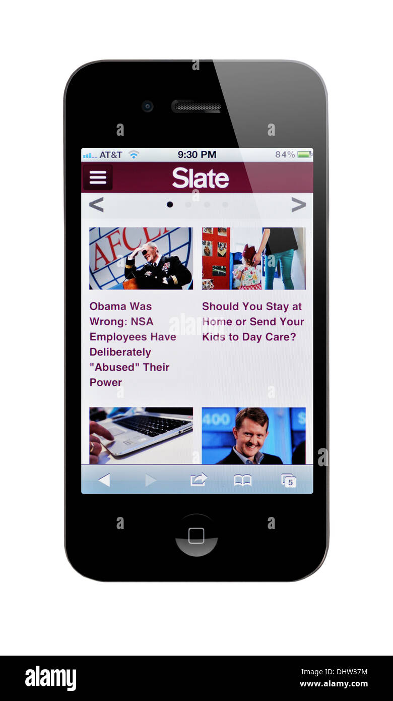 Slate magazine hi-res stock photography and images - Alamy