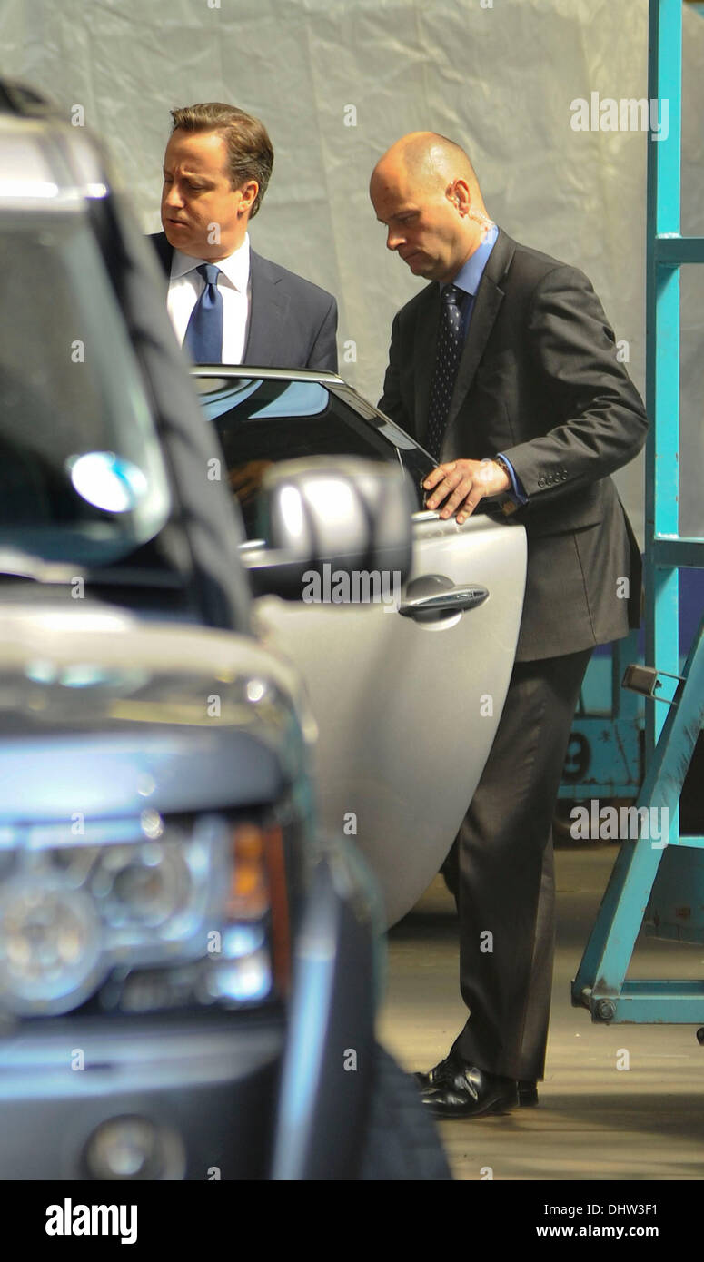 Prime Minister David Cameron at the ITV studios London, England - 25.05 ...