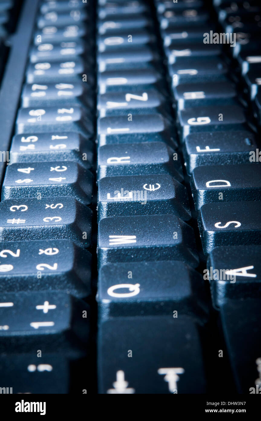 black computer keyboard Stock Photo - Alamy