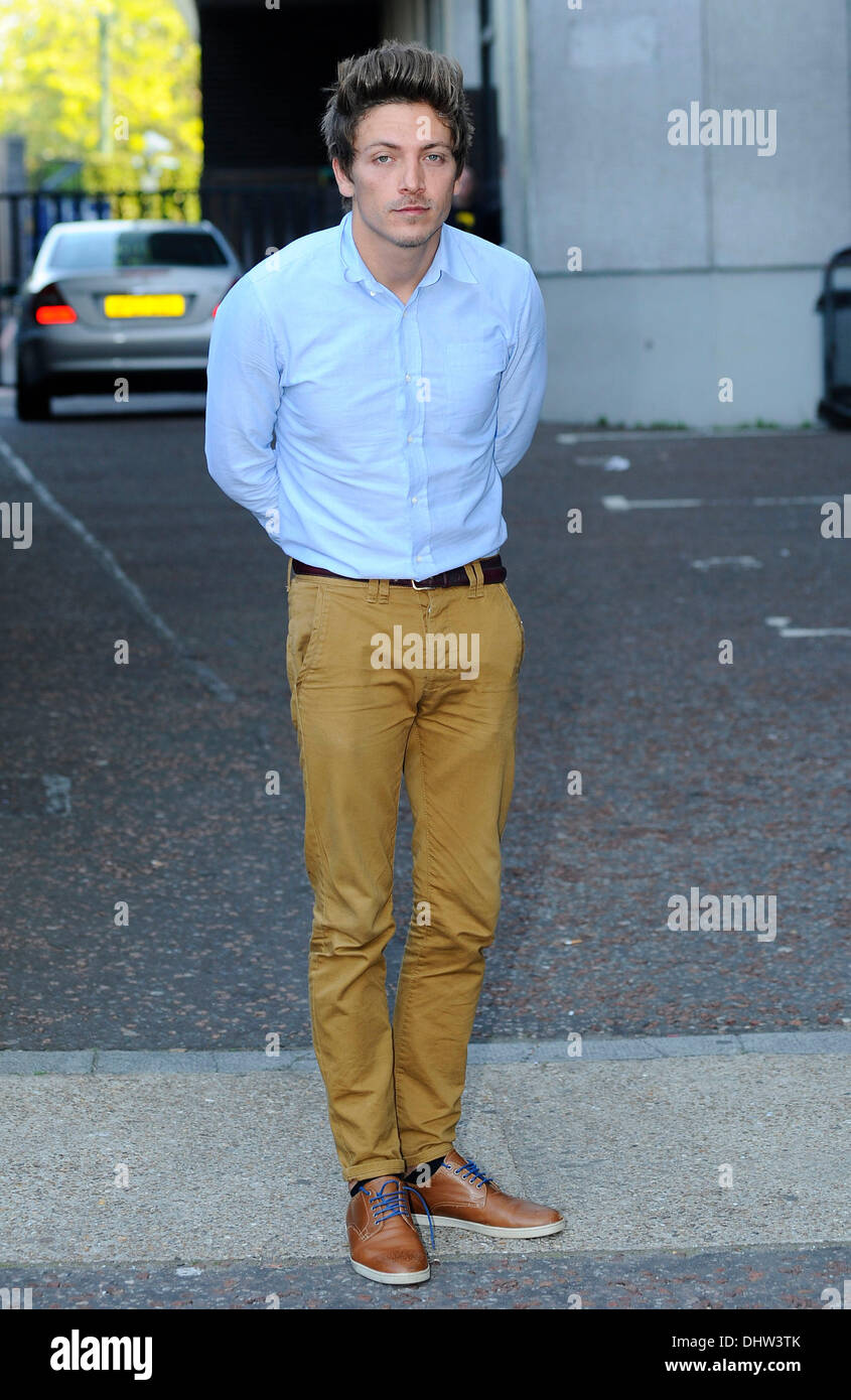 Tyler James at the ITV studios London, England - 25.05.12 Stock Photo ...