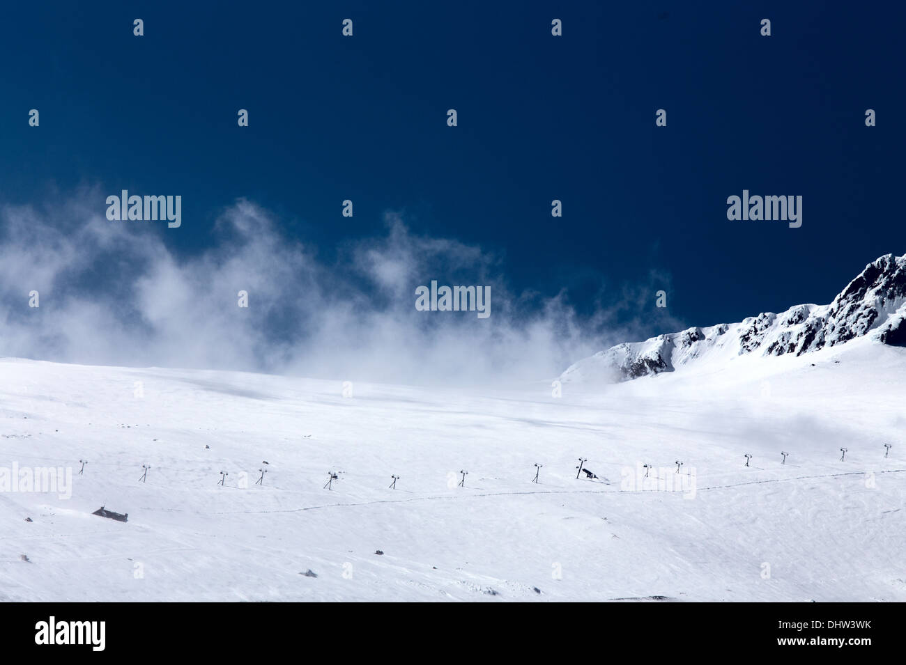 Mount Hood Oregon snow cap scenic mountain Stock Photo - Alamy