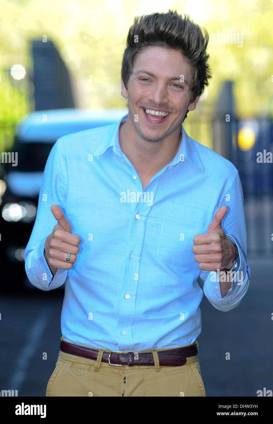 Tyler James leaves the ITV studios London, England - 25.05.12 Stock ...