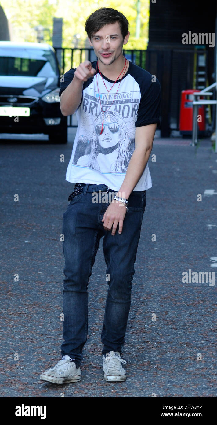 Max Milner leaves the ITV studios London, England - 25.05.12 Stock ...