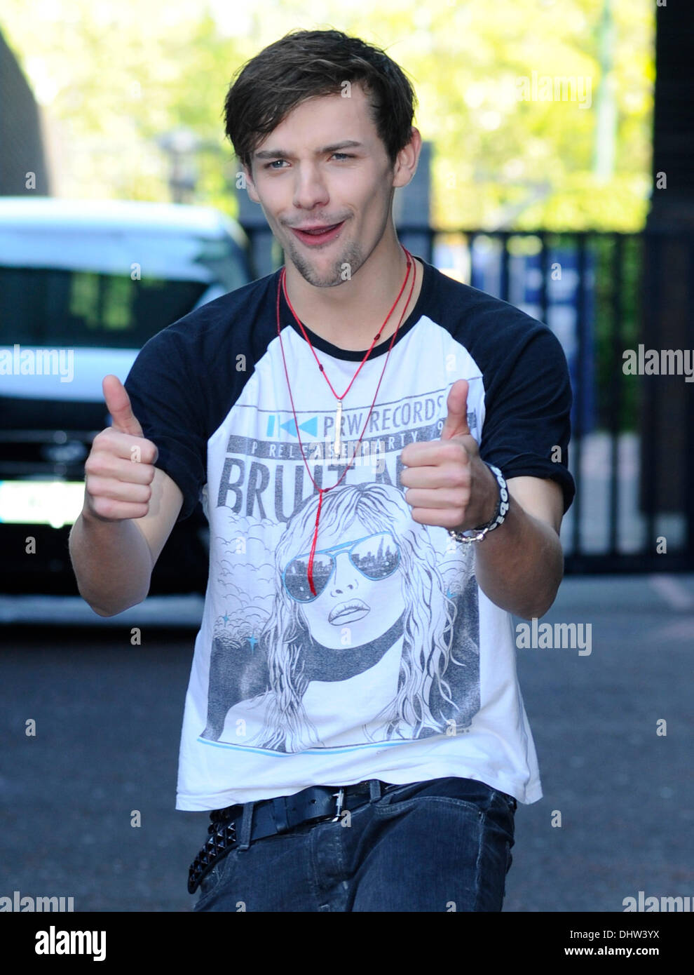Max Milner leaves the ITV studios London, England - 25.05.12 Stock Photo - Alamy