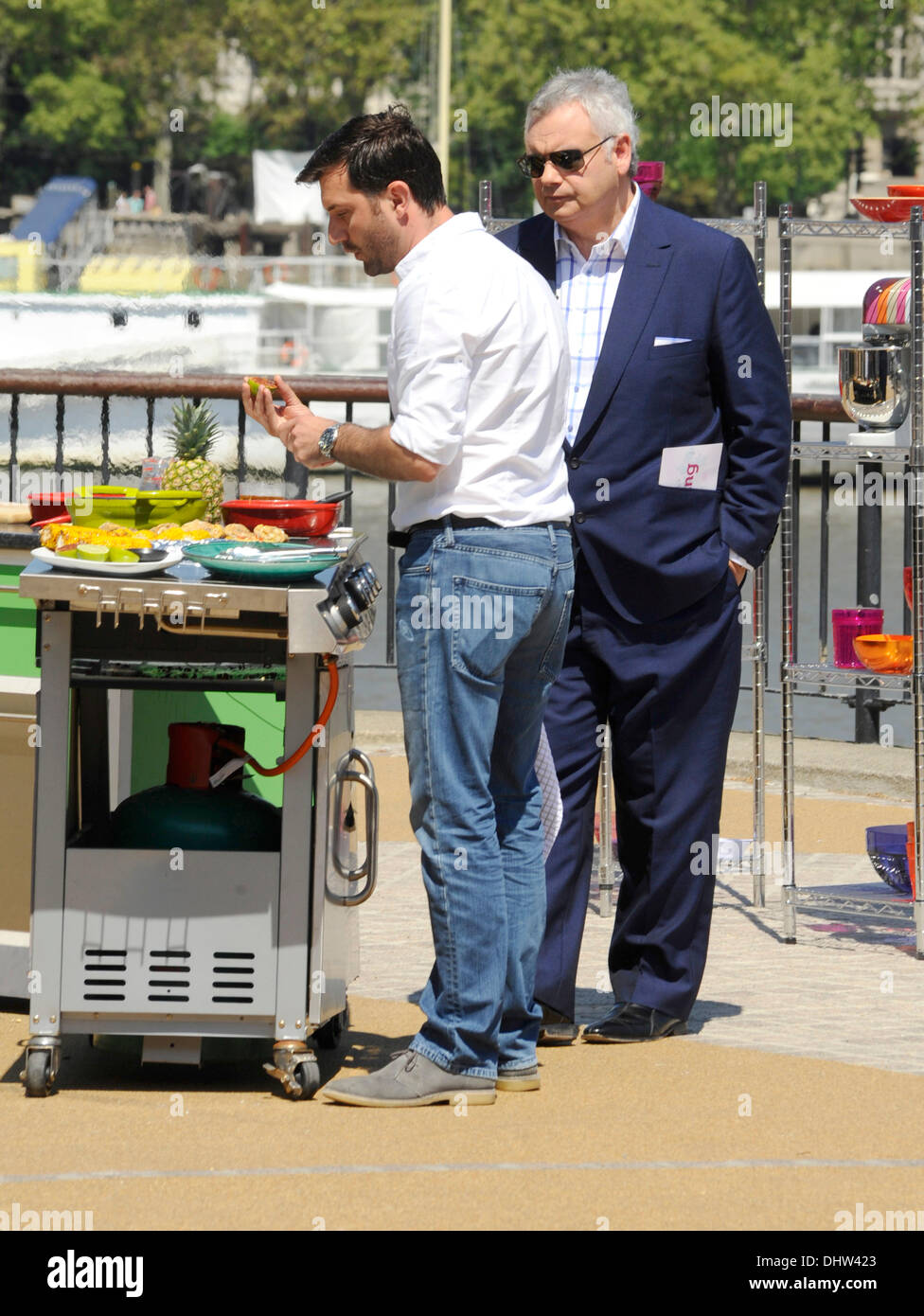 Holmes Filming Outside The Itv Studios For This Morning London High ...