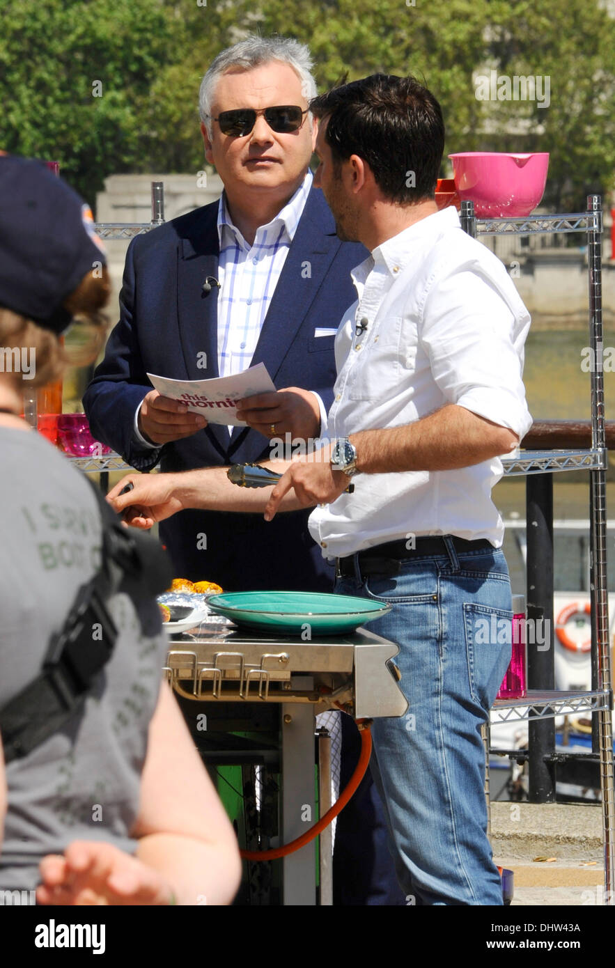 Holmes Filming Outside The Itv Studios For This Morning London High ...