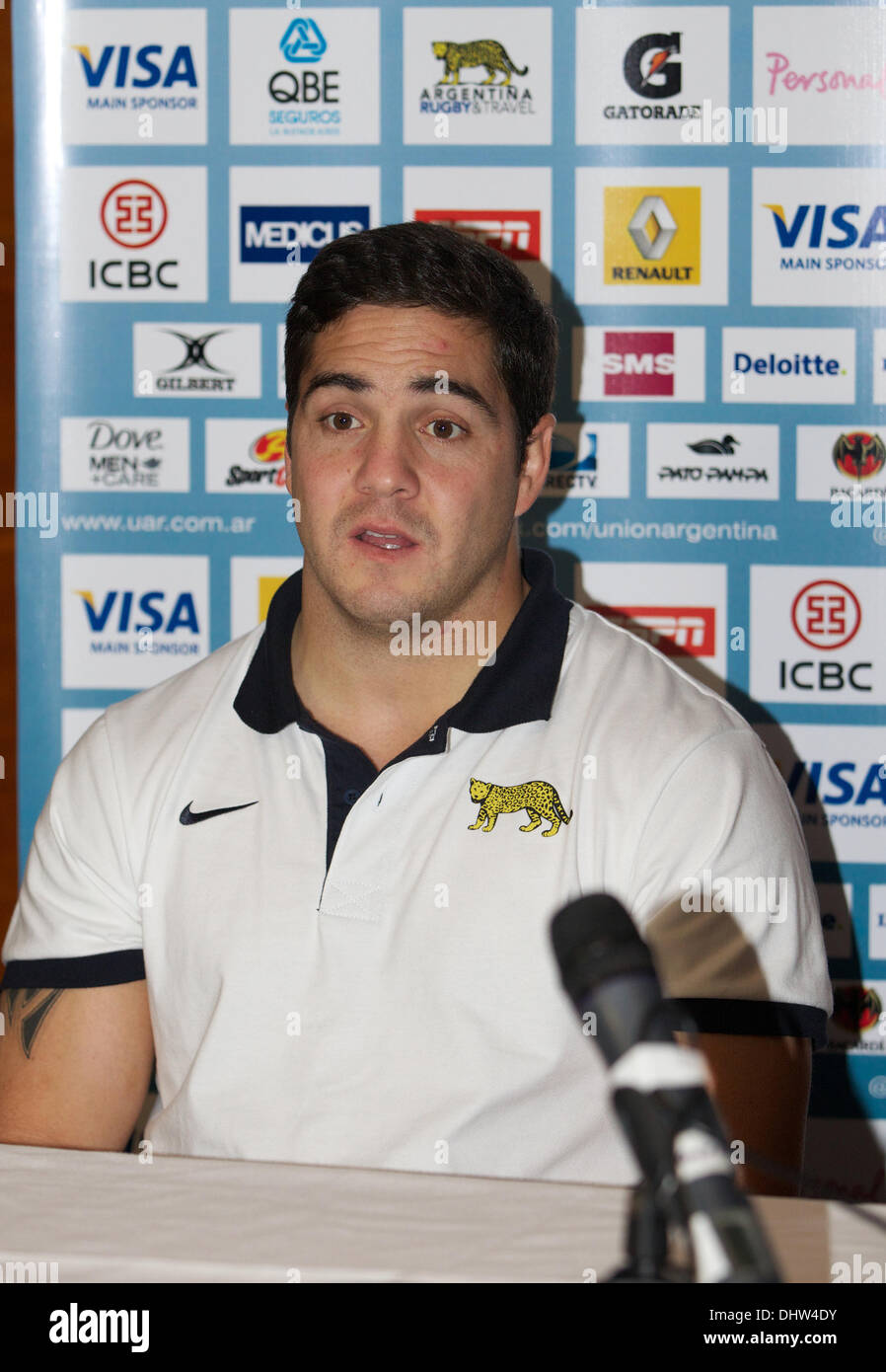 Cardiff, Wales. 15th Nov, 2013. Horacio Agulla during the Press ...