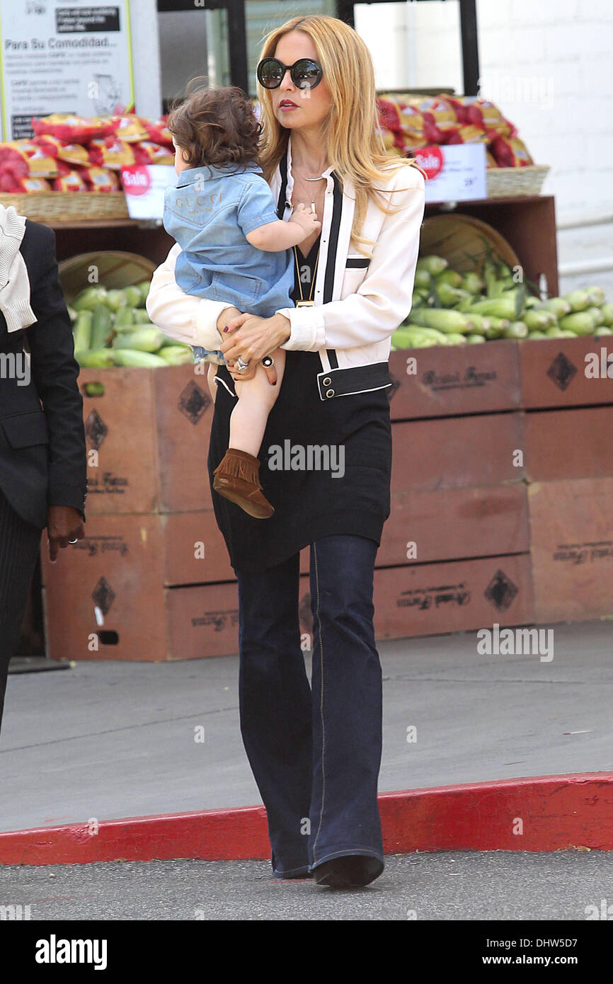 Rachel Zoe out and about with her son Skylar in West Hollywood Los ...