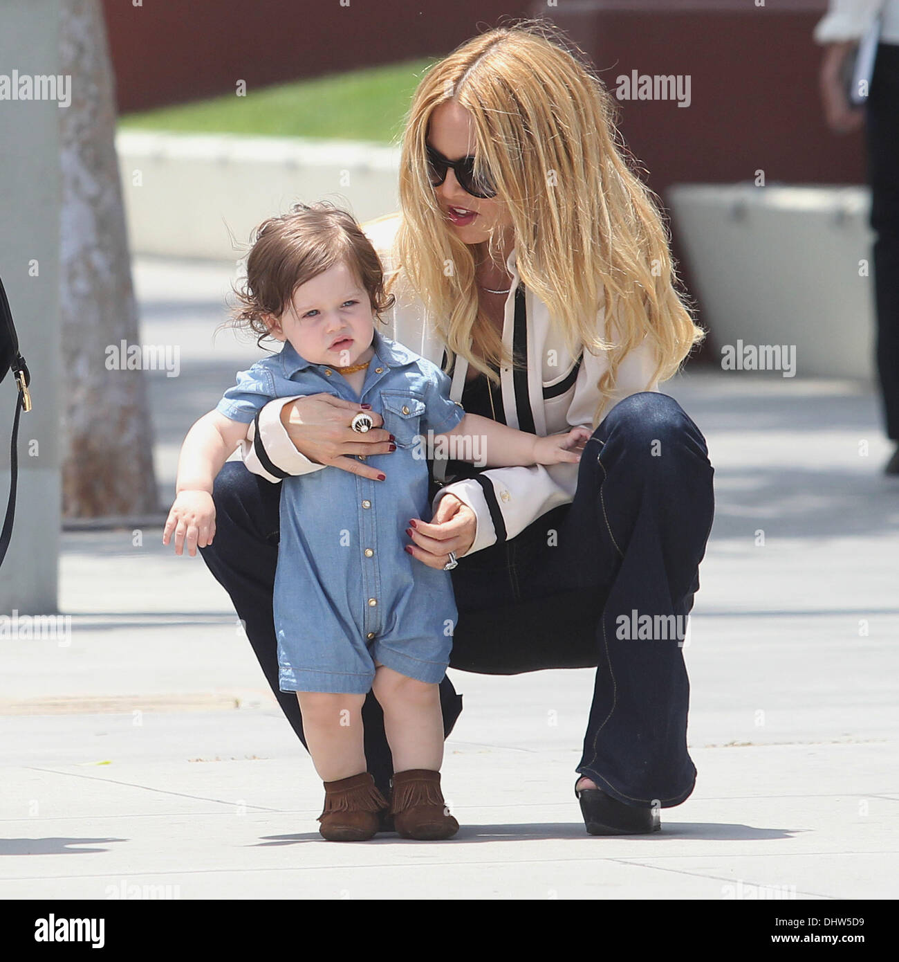 Rachel Zoe out and about with her son Skylar in West Hollywood Los ...