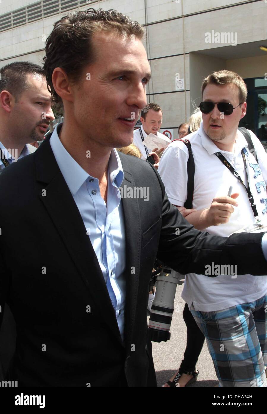 Matthew McConaughey 'The Paperboy' press conference departures at the ...