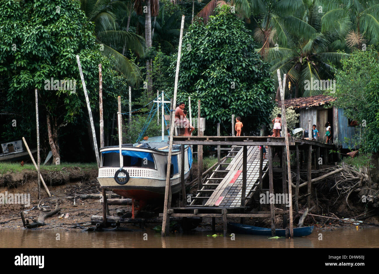 delta of amazonas river, belem, state of para, amazon region, brazil ...