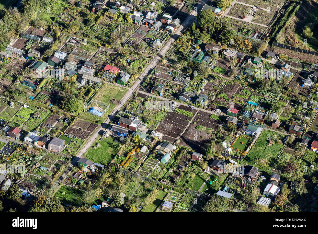 Allotment gardens hi-res stock photography and images - Alamy