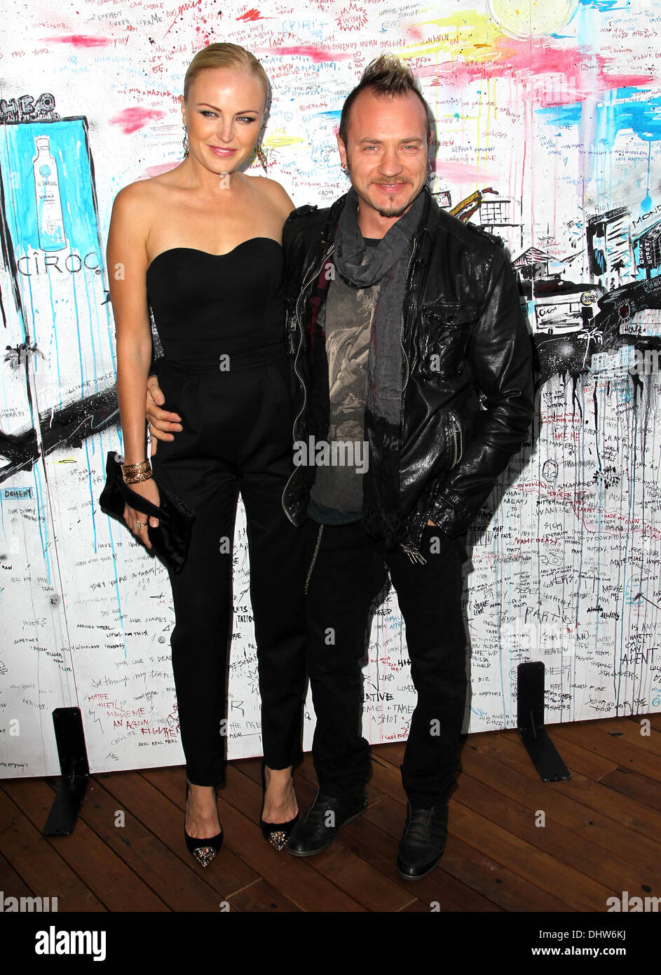 Malin Akerman and Roberto Zincone CÎROC Cabana Club Memorial Day Party ...