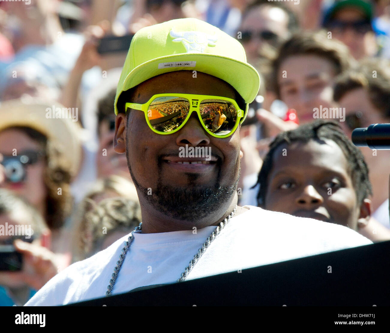 DJ Ali Fitzgerald Moore, aka Big Ali 'Roland Garros Kid's Day' on the ...