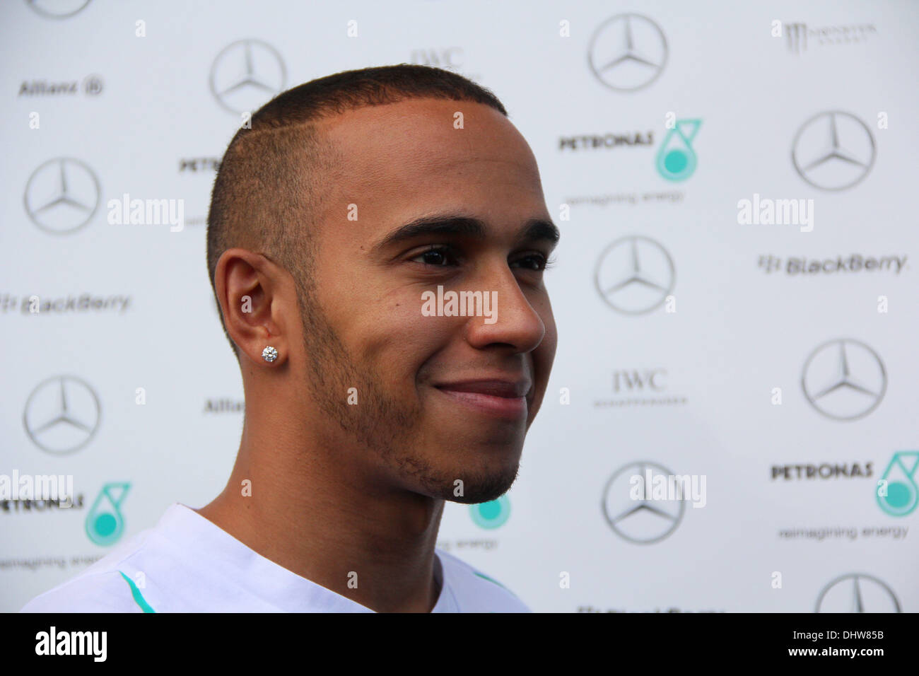 Austin, TX, USA . 15th Nov, 2013. Lewis Hamilton; Mercedes Grand Prix ...