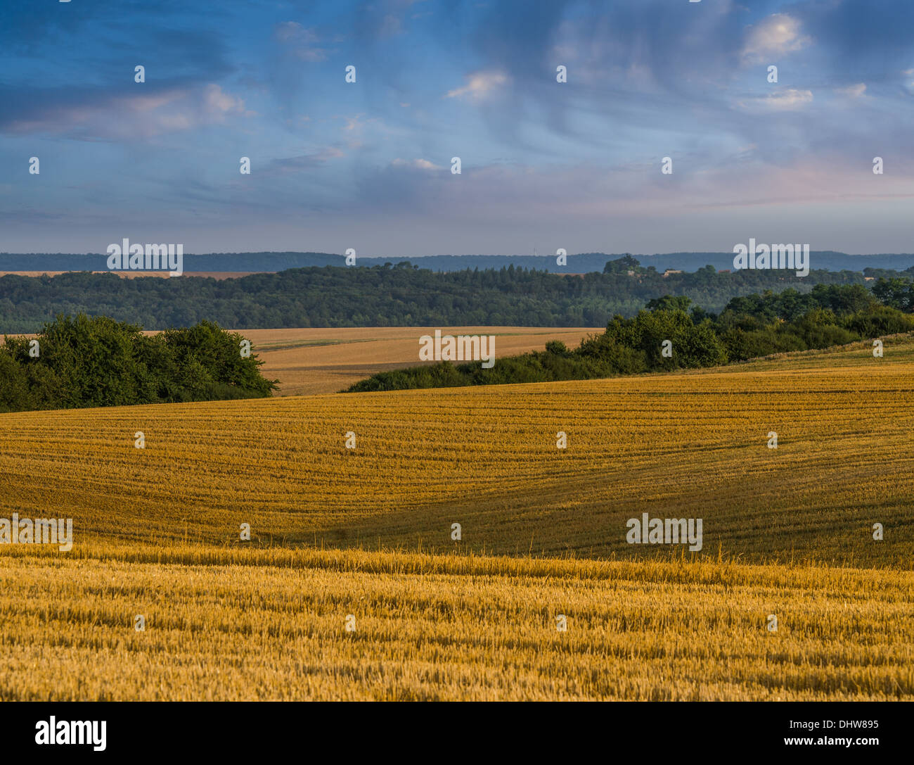 view of landscape of france Stock Photo - Alamy